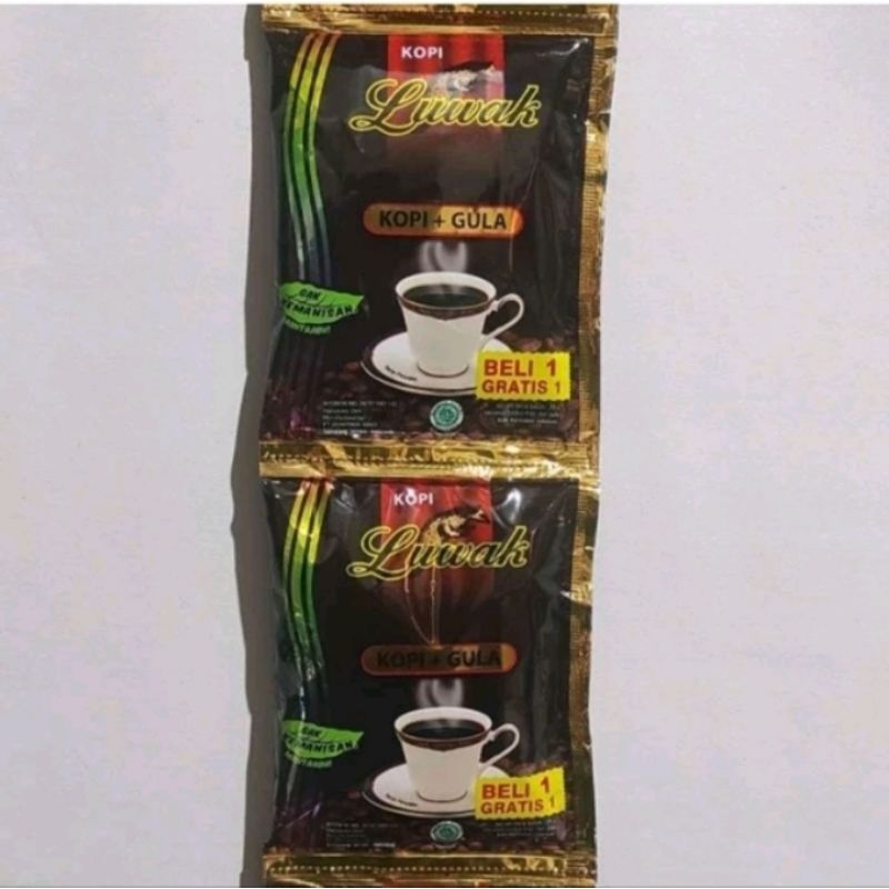 Jual Kopi Luwak Hitam 1 renceng isi 16 sachet 25g | Shopee Indonesia