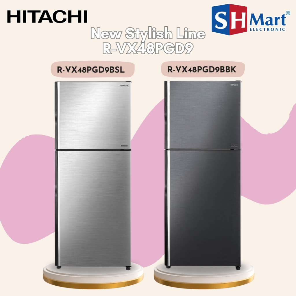 Jual KULKAS HITACHI 2 PINTU KAPASITAS 443 LITER R-VX48PGD9 / RVX48PGD9 INVERTER GARANSI RESMI ...