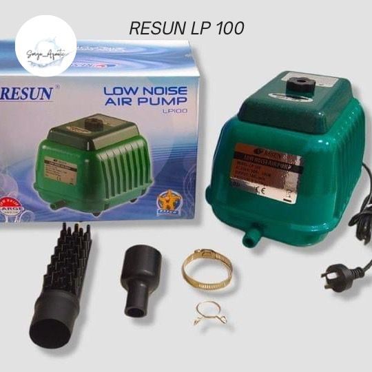 Jual Aerator RESUN LP 100 Original airpump Factory Pompa gelembung ...