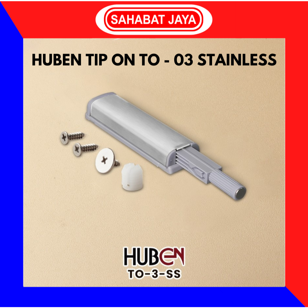 Jual Huben Tip On Push To Open Catches Keces Magnet Pintu Pendek TO-3 ...