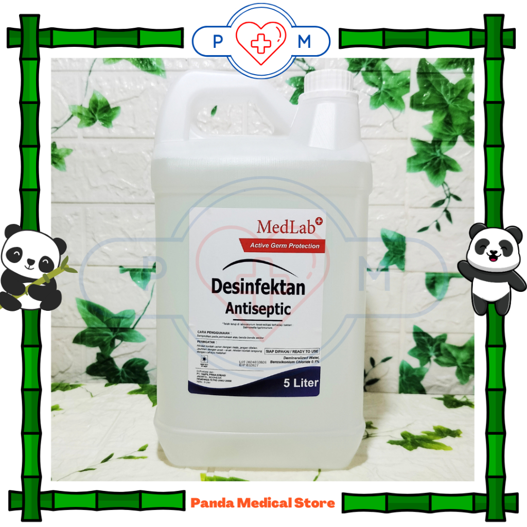 Jual Disinfectant Antiseptic / Antiseptik Disinfektan 5 Liter MedLab ...
