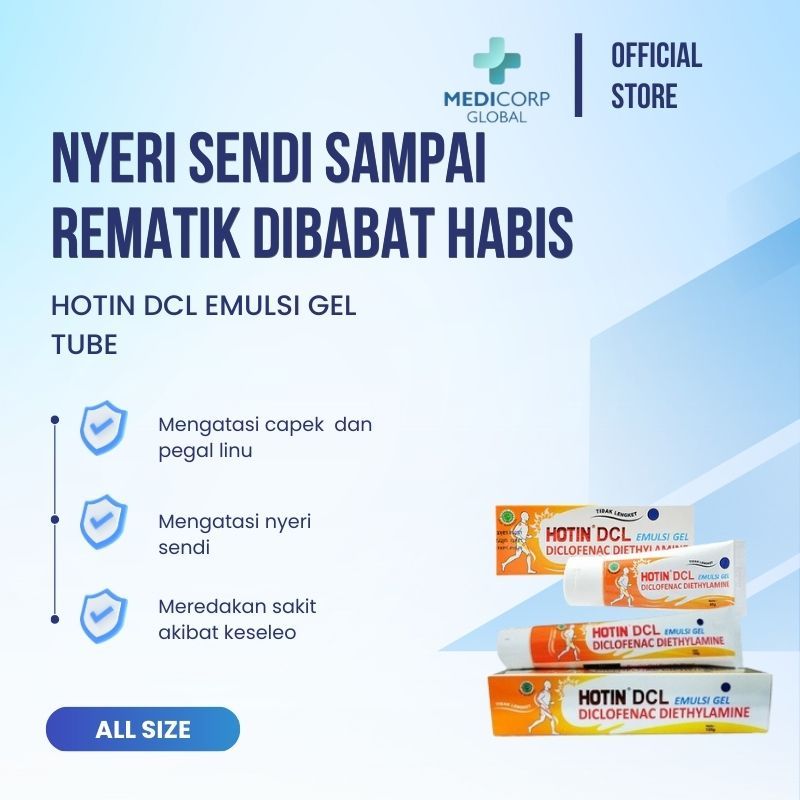 Jual [MEDICORP] Hot in / hotin DCL tube cream / krim otot pegal linu 60 ...