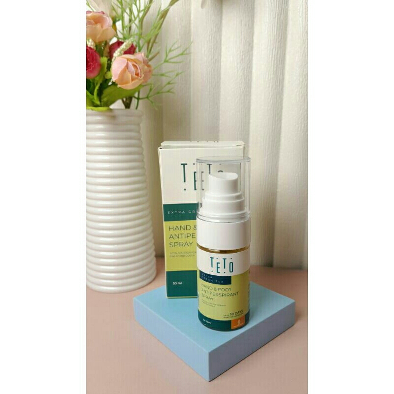 Jual TETO Hand & Foot Antiperspirant Spray 30 ml | Shopee Indonesia
