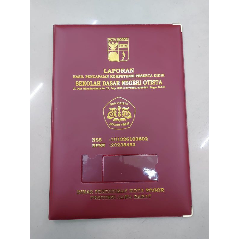 Jual Sampul Map Raport custom | Shopee Indonesia