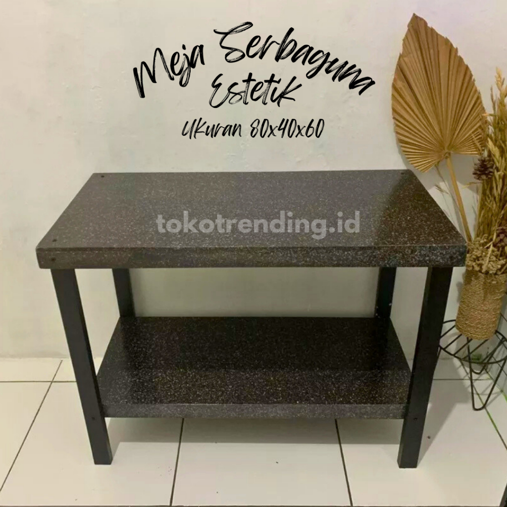 Jual Rak Susun Meja Kompor Gas 2 Tungku Serbaguna Meja Kayu Portable ...