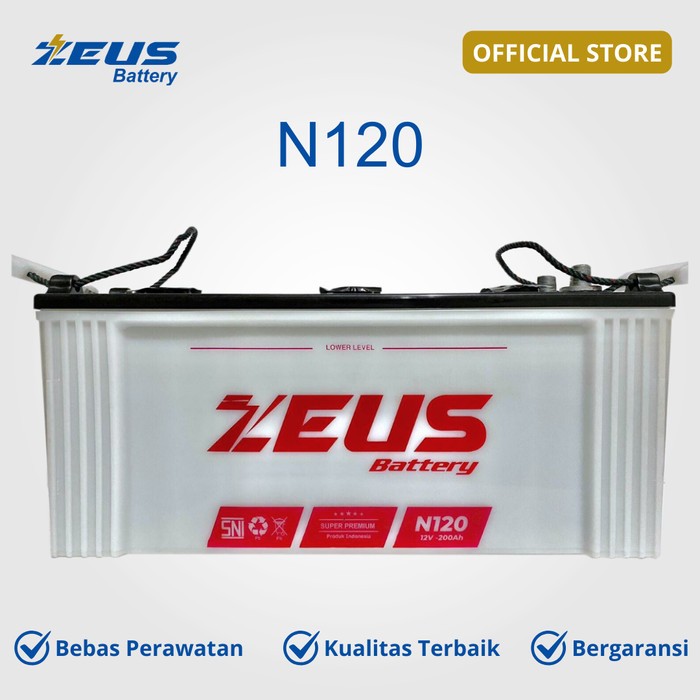 Jual AKI KAPAL ZEUS N120 / 115F51 Aki Basah 12V / 120Ah | Shopee Indonesia
