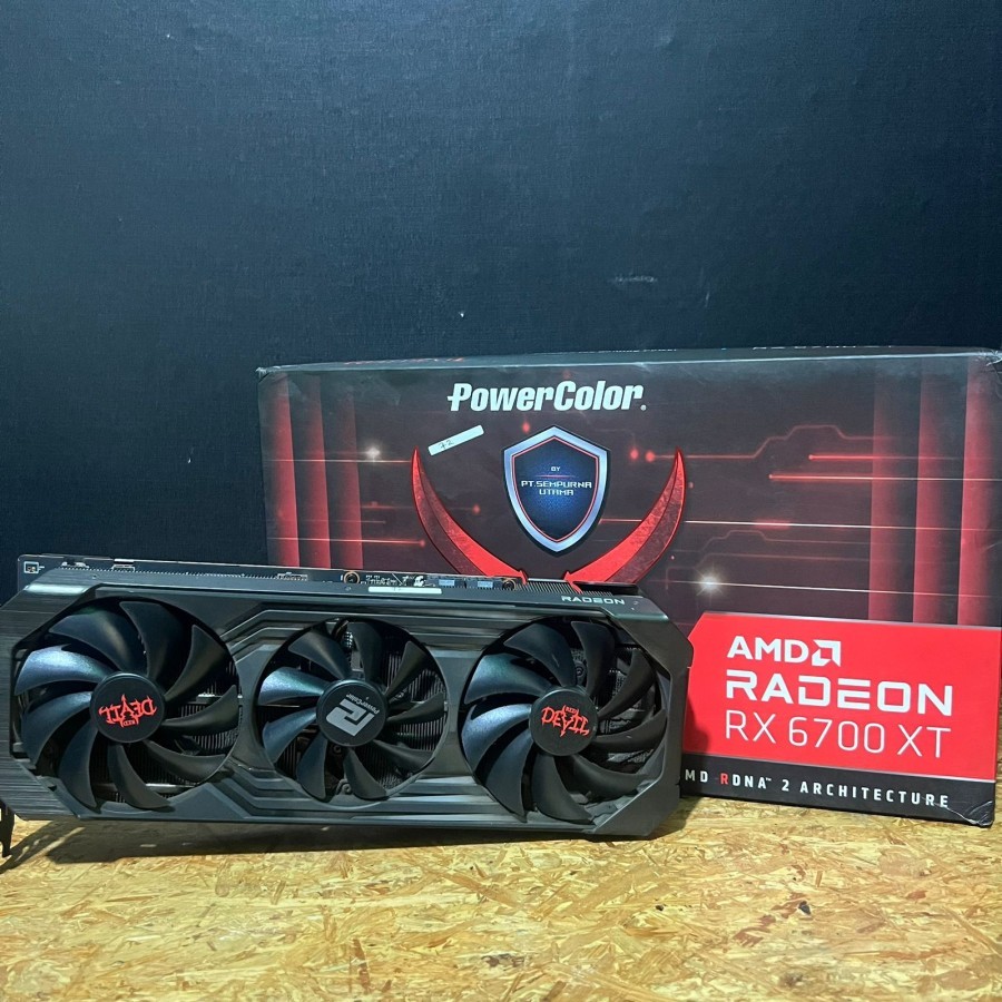 Jual VGA POWER COLOR RED DEVIL AMD RX 6700 XT 12Gb DDR6 / RX6700XT 12GB ...