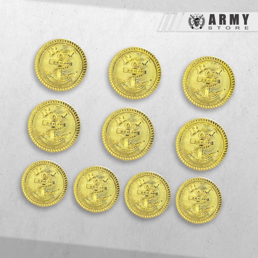 Jual Kancing PDU 2 / PDU 4 TNI AL / Kancing Satuan /Bangkok Non Braso ...