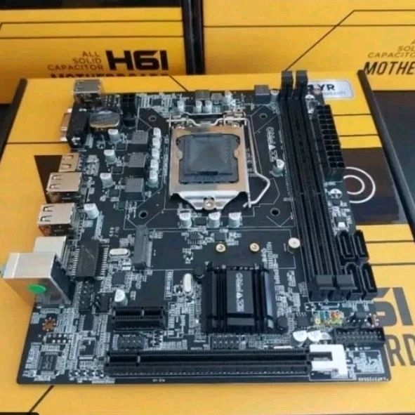 Jual MOTHERBOARD H61 EZPRO LGA 1155 DDR3 HDMI + SLOT M2 NVME GARANSI 1 ...