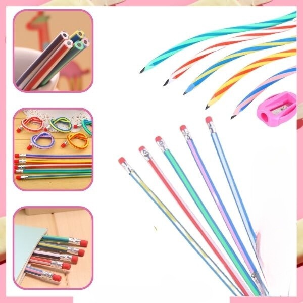 Jual S01 Pensil Inul Flexsible Lentur Unik Lucu Alat Tulis Sekolah ...