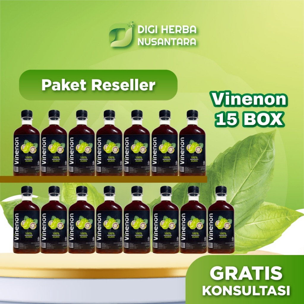 Jual Paket HEMAT VINENON 15 Botol - Cuka Mengkudu Membantu Mengatasi ...