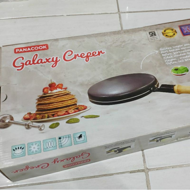 Jual Wajan Kwalik Galaxy Crepe Maker Teflon Kulit Risol Dadar Gulung ...