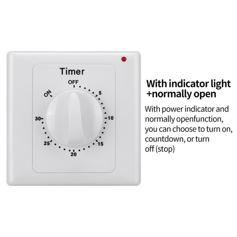 Jual Timer Switch Control Analog Pump Countdown Control 60 Min / 120 ...