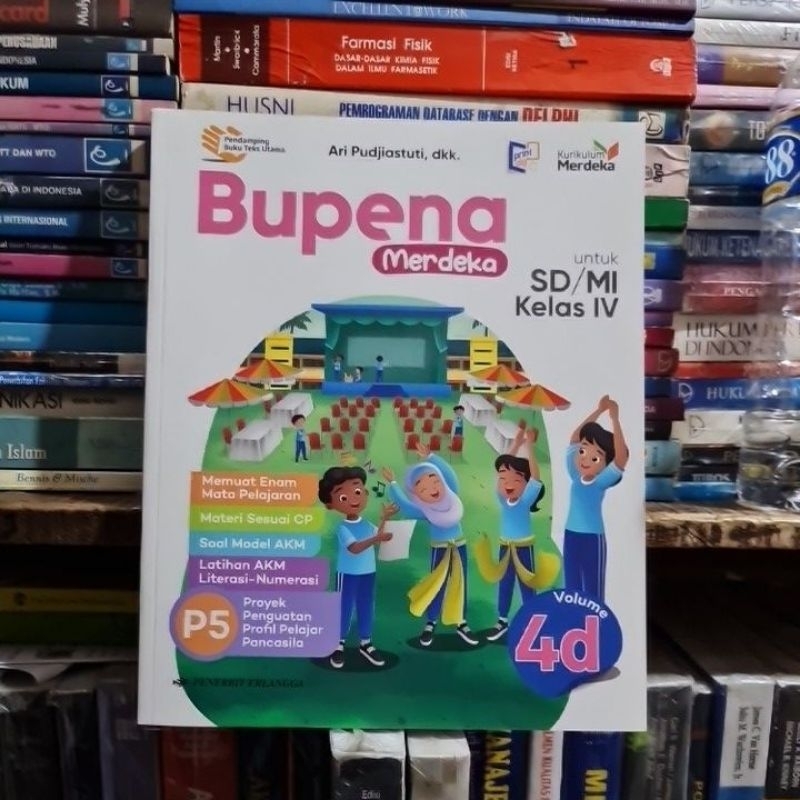 Jual BUPENA MERDEKA VOLUME 4D KELAS 4 SD KURIKULUM MERDEKA BY ERLANGGA | Shopee Indonesia