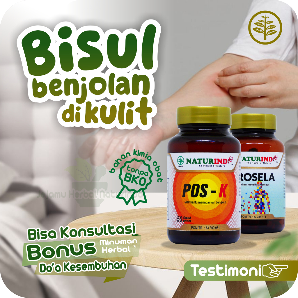 Jual Jamu Herbal BISUL Benjolan Merah Pada Kulit Herbal Untuk Furunkel ...