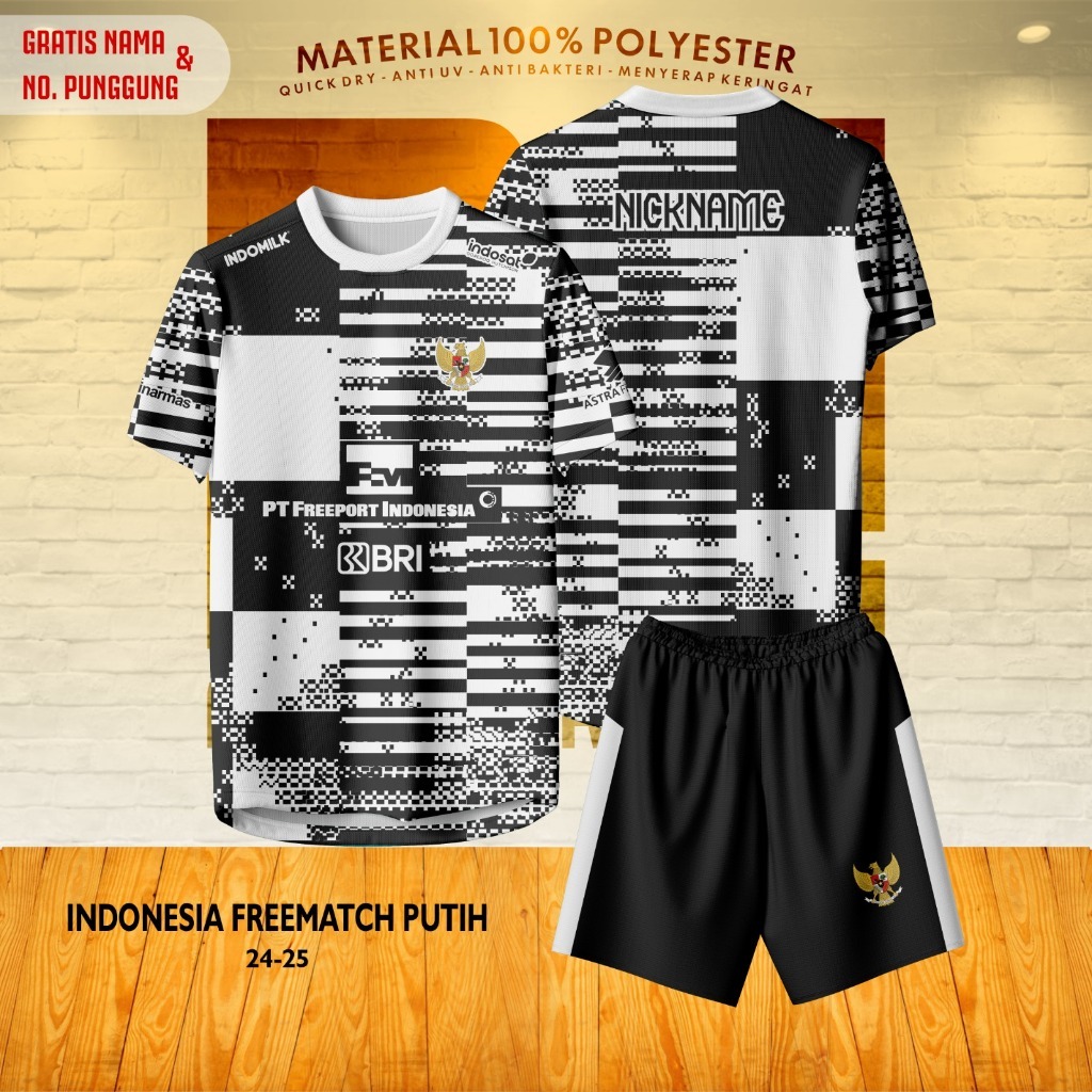 Jual PREMIUM BAJU JERSEY BOLA TIMNAS INDONESIA ERSPO PRE-MATCH PUTIH 2024 | Shopee Indonesia
