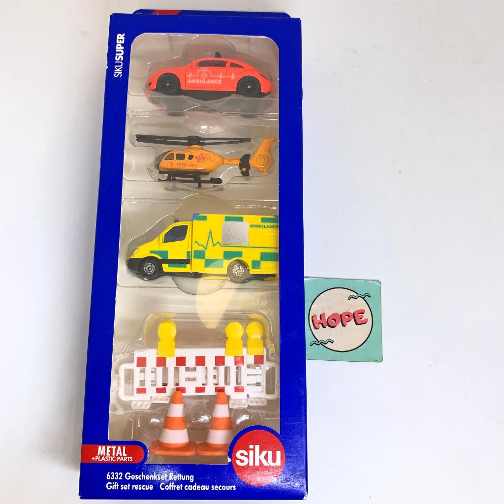 Jual Diecast Mobil Siku Super 6332 Gift Set Rescue Original | Shopee ...