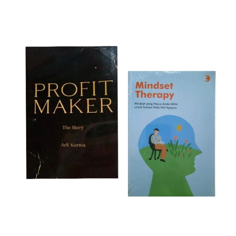 Jual Paket 2 buku Profit Maker + Mindset Therapy Yang harus anda miliki ...
