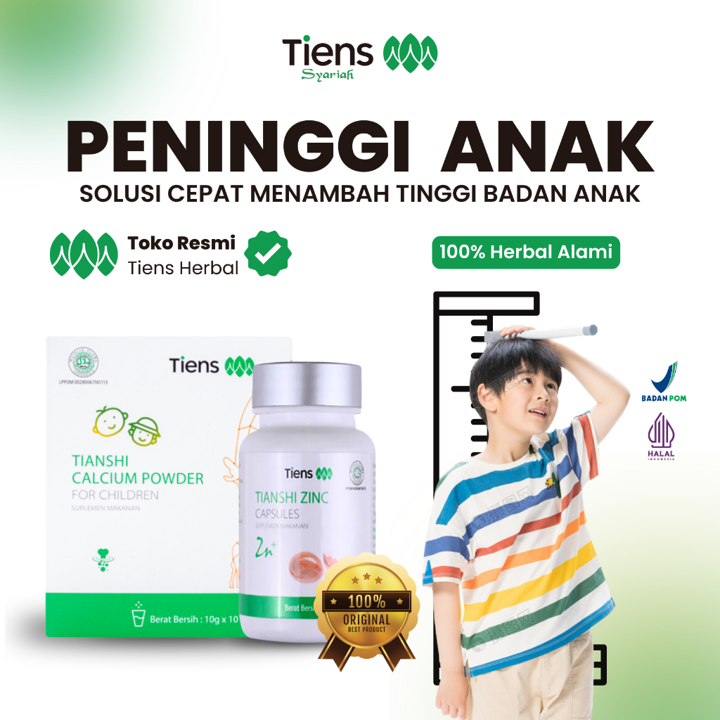 Jual Susu Kalsium Peninggi Badan Anak Tiens Original dan Suplemen ...