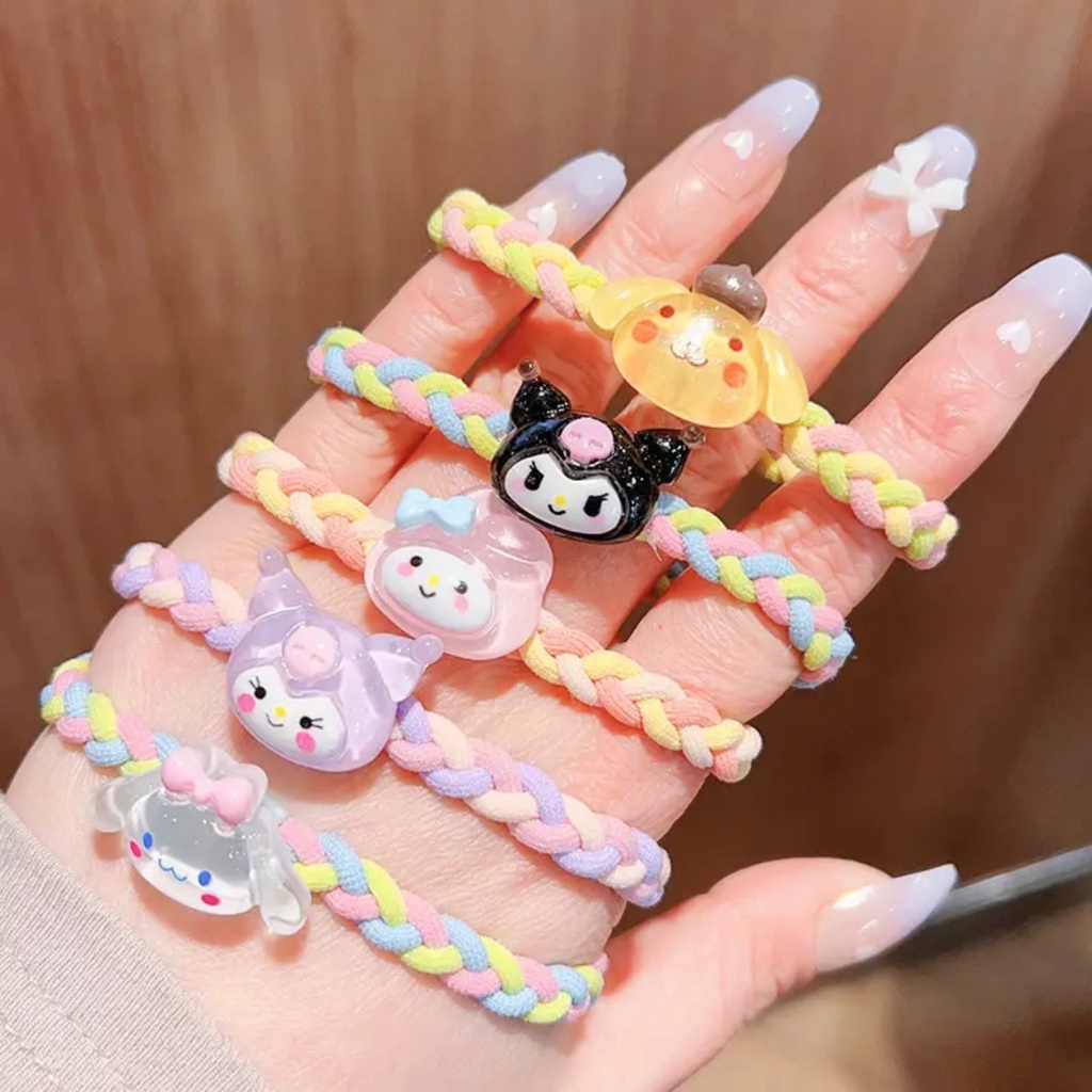 Jual Ikat Rambut anak Karet Rambut Karakter Lucu 3D Motif scrunchie ...