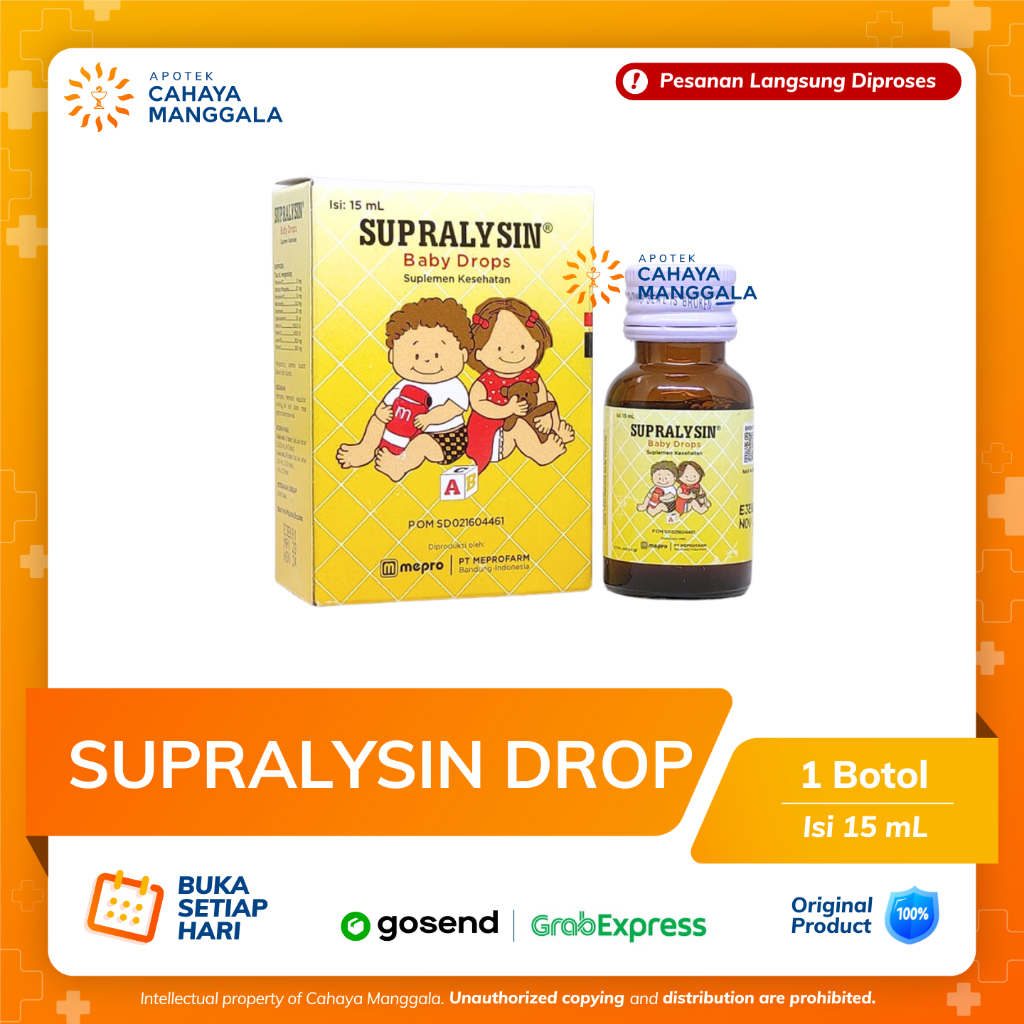 Jual SUPRALYSIN BABY DROPS 15 ML | Shopee Indonesia