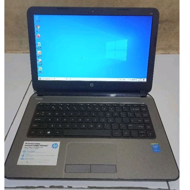 Jual laptop hp 240 G3 core i3-4005u ram 4gb hdd 320gb | Shopee Indonesia