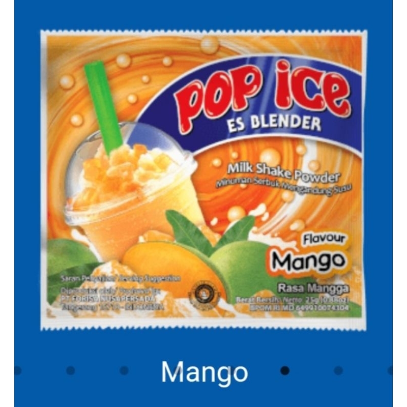 Jual Pop Ice Renteng Mango / Strawberry / Melon / Grape / Avocado ...