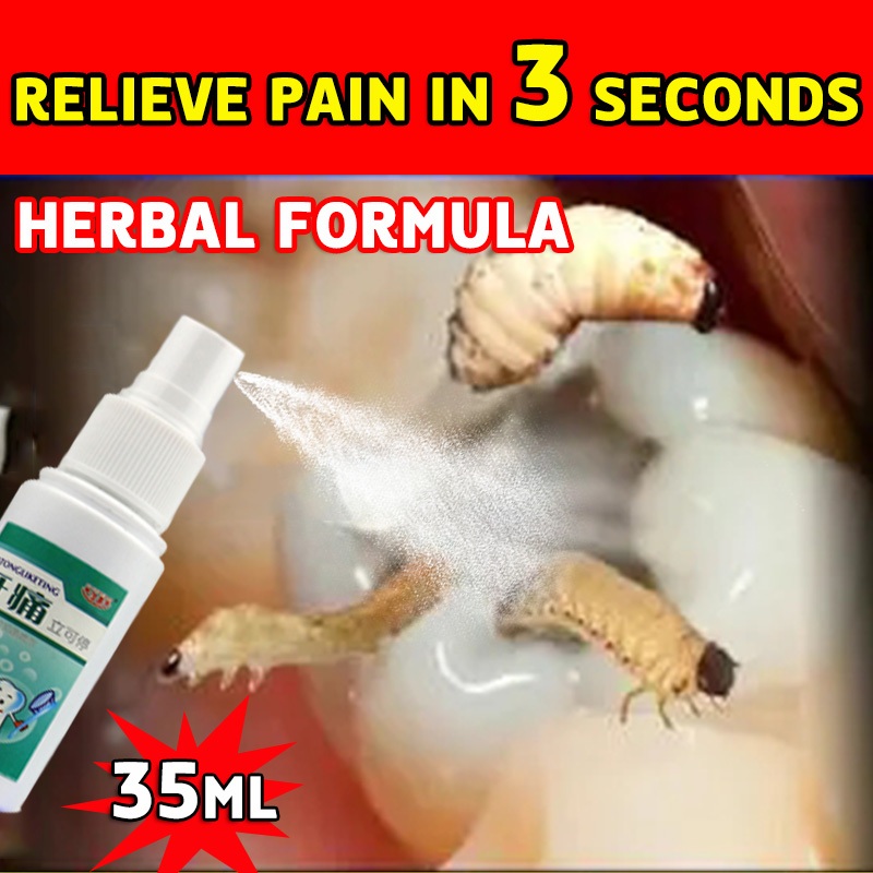 Jual 35ml Obat Sakit Gigi Berlubang Ampuh Semprotan Pereda Nyeri Sakit ...