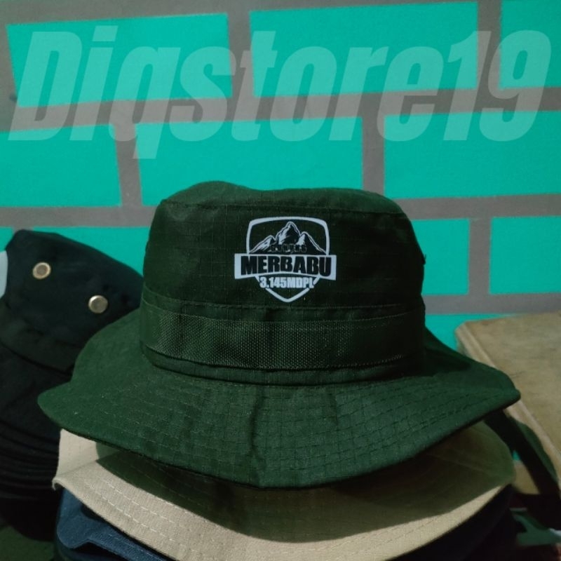 Jual TOPI RIMBA GUNUNG MERBABU LOGO DTF/ TOPI RIMBA OUTDOOR/ TOPI ...