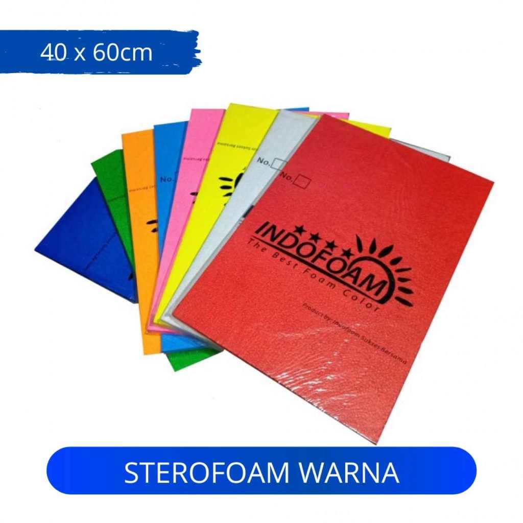 Jual STYROFOAM WARNA / GABUS STYROFOAM LEMBARAN UKURAN 60X40CM | Shopee ...