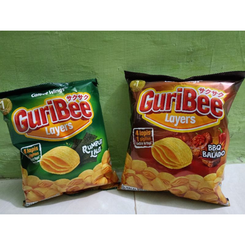 Jual Guribee Layers Snack 4 lapis dalam 1 gigitan. | Shopee Indonesia