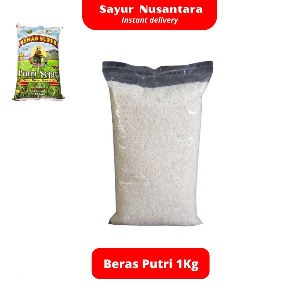 Jual Beras Putri Repack 1Kg - Sayur Nusantara | Shopee Indonesia