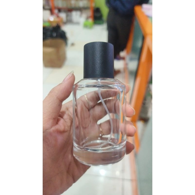Jual botol parfum mncra 50 ml drat tutup hitam polos- botol parfum isi ...