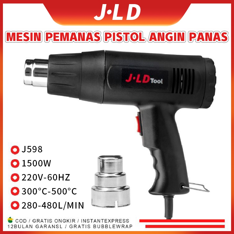 Jual JLD Hot air gun Mesin Pemanas 1500w Dryer Heat Solder Thermal Heat Gun 2 tingkat panas ...
