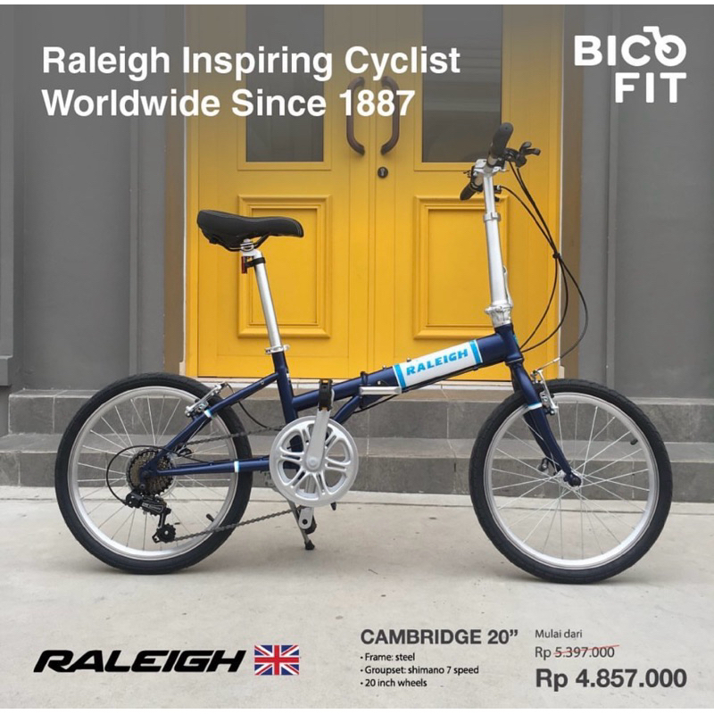 Jual SEPEDA LIPAT RALEIGH CAMBRIDGE SET (S/3) | Shopee Indonesia