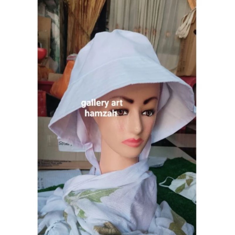 Jual topi putih bahan ecoprint polos | Shopee Indonesia