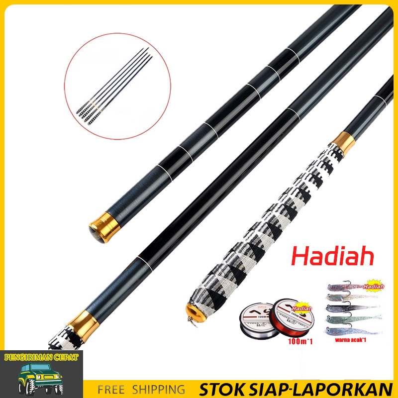 Jual Temukan Joran Pancing Bahan Karbon Ringan Panjang/Telescopic ...