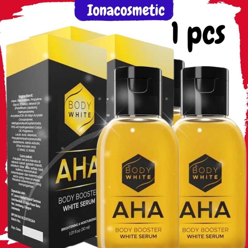 Jual Body White Aha Body Booster White Serum 30ml | Shopee Indonesia