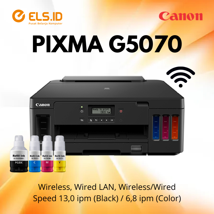 Jual Printer Canon PIXMA G5070 Print Wireless | Shopee Indonesia