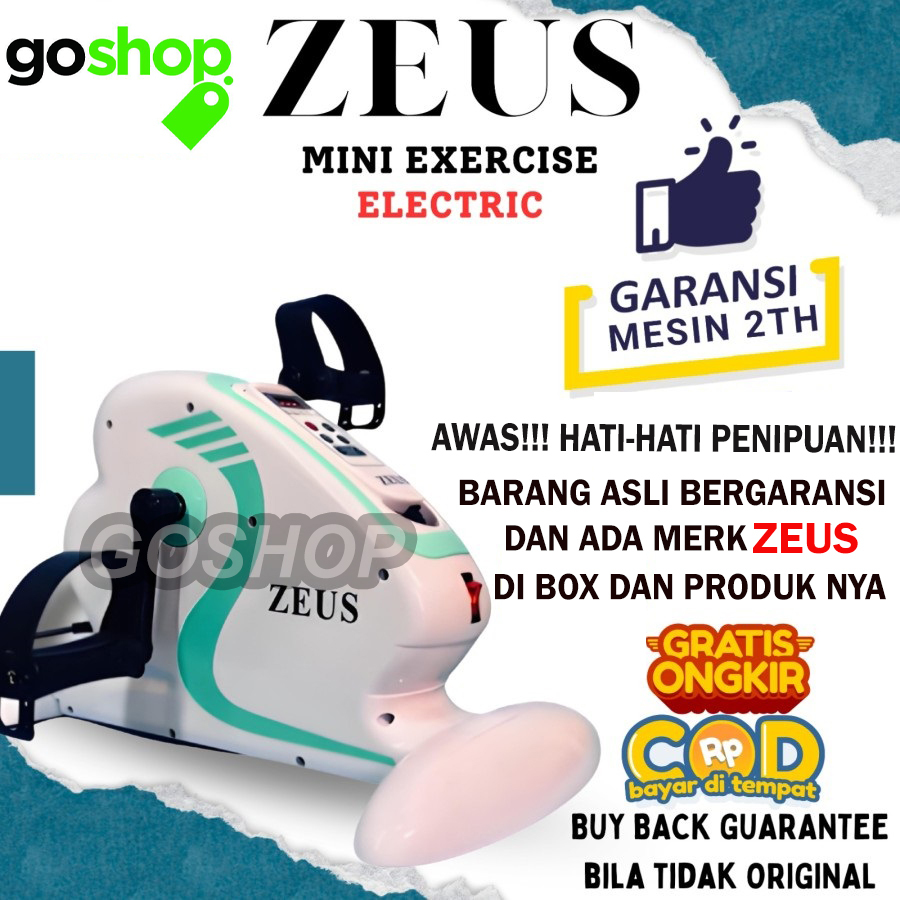 Jual Zeus Mini Bike Electric Exercise Sepeda Terapi Statis elektrik Zeus Static Sport Therapy ...