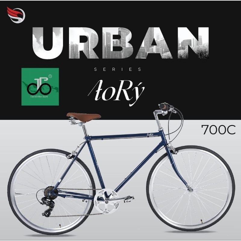 Jual Sepeda Commuter Hybrid 700c Element Tory (Touring) 7speed TERBARU ...