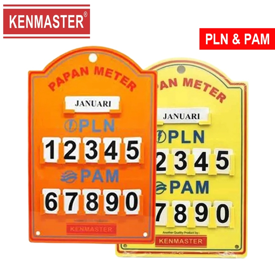 Jual Plastik Stand Meter PLN / Papan Meteran PLN PAM Listrik Air meter ...