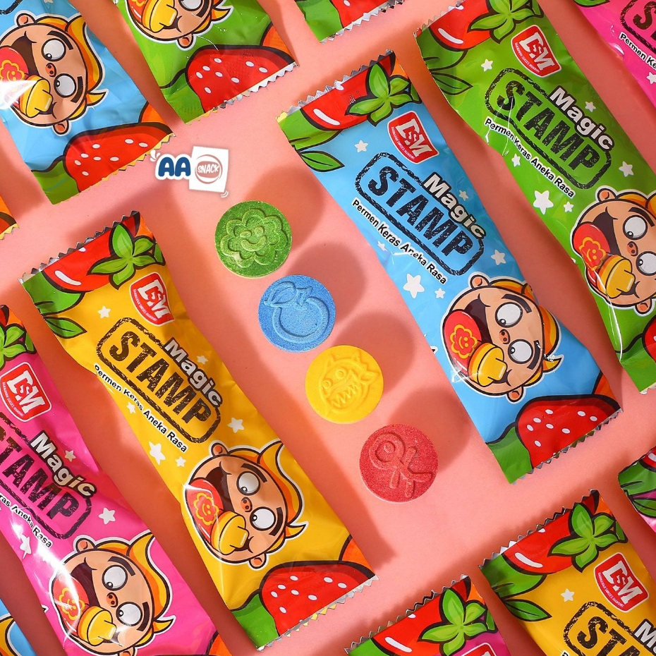 Jual DSM PERMEN MAGIC STAMP BOX ISI 30 | Shopee Indonesia