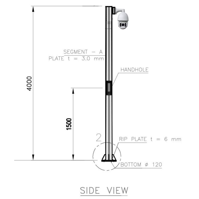 Jual tiang PJU dan tiang cctv harga murah kualitas terbaik | Shopee Indonesia