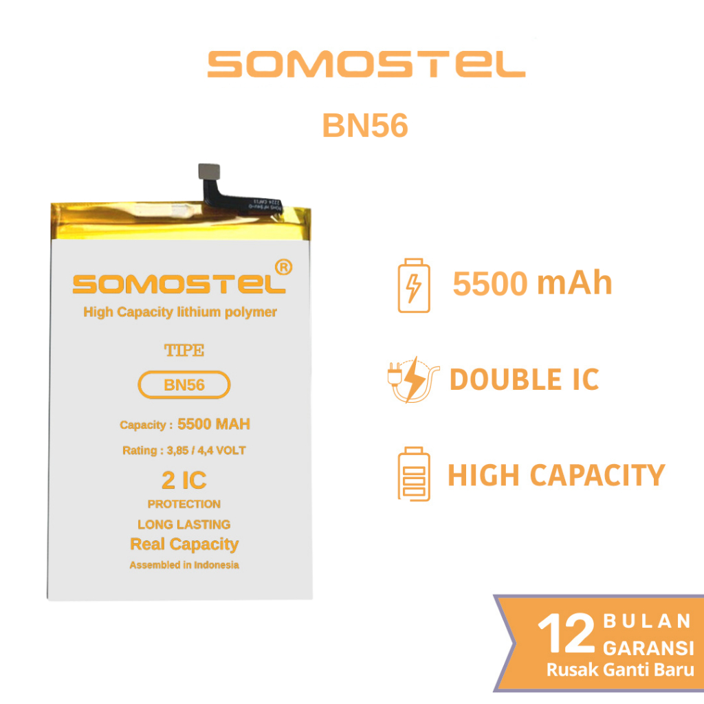 Jual Somostel - BN56 Redmi 9A / Redmi 9C / Redmi 10A / Poco C3 / Poco ...