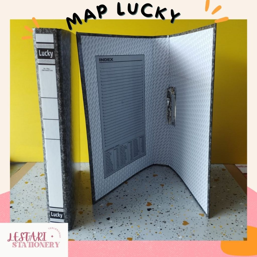 Jual Map Dokumen Jepit | Map Lucky Jepit Lestari Stationery | Shopee ...