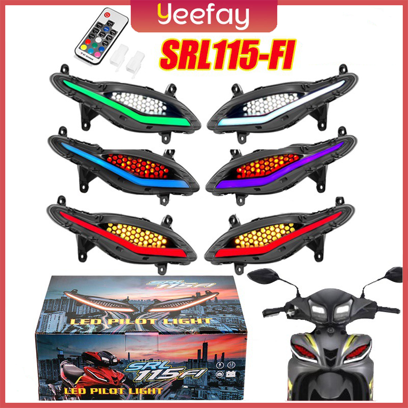 Jual Garansi 6 bulan zhipat lampu alis 7 warna motor lampu gaban ...