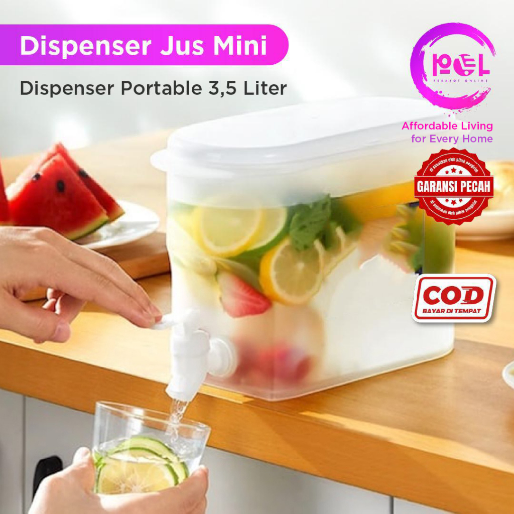 Jual POL - Dispenser Air Minum Jus Mini 3,5 Liter | Shopee Indonesia