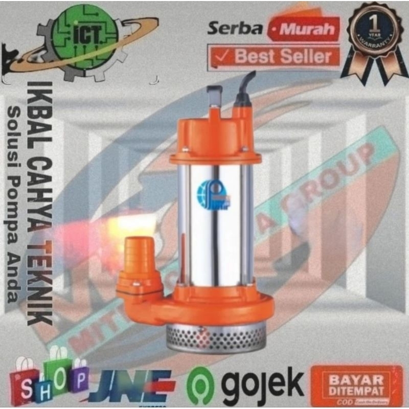 Jual Pompa Celup Showfou SF 332 3HP 3Phase Submersible Pump Showfou ...