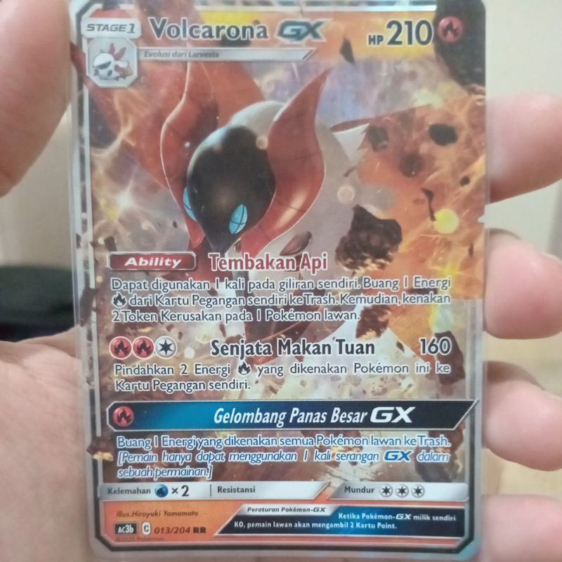 Jual KARTU POKEMON VOLCARONA GX RR INDONESIA HOLO | Shopee Indonesia